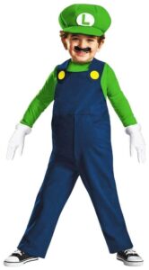 nintendo super mario brothers luigi boys toddler costume, small/2t