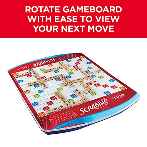 Hasbro Gaming Scrabble Deluxe Edition Board Game, (Amazon Exclusive)