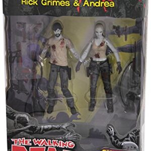 McFarlane Toys The Walking Dead Series 3: Rick and Andrea Action Figure (Bloody Versions) (2-Pack)