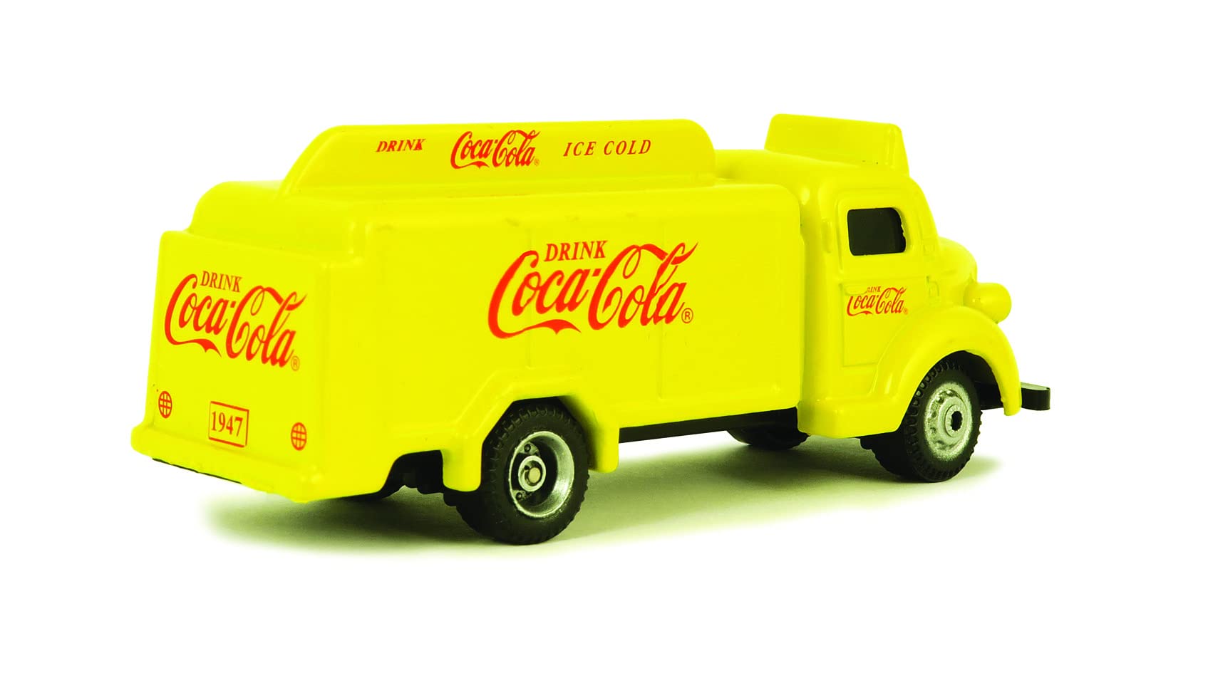 Motor city classics | Coca-Cola 1947 Bottle Truck (Yellow) | 1:87 Scale Model Diecast Collectible | 439954