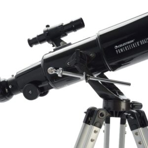 Celestron - PowerSeeker 80AZS Telescope - Manual Alt-Azimuth Telescope for Beginners - Compact and Portable - BONUS Astronomy Software Package - 80mm Aperture