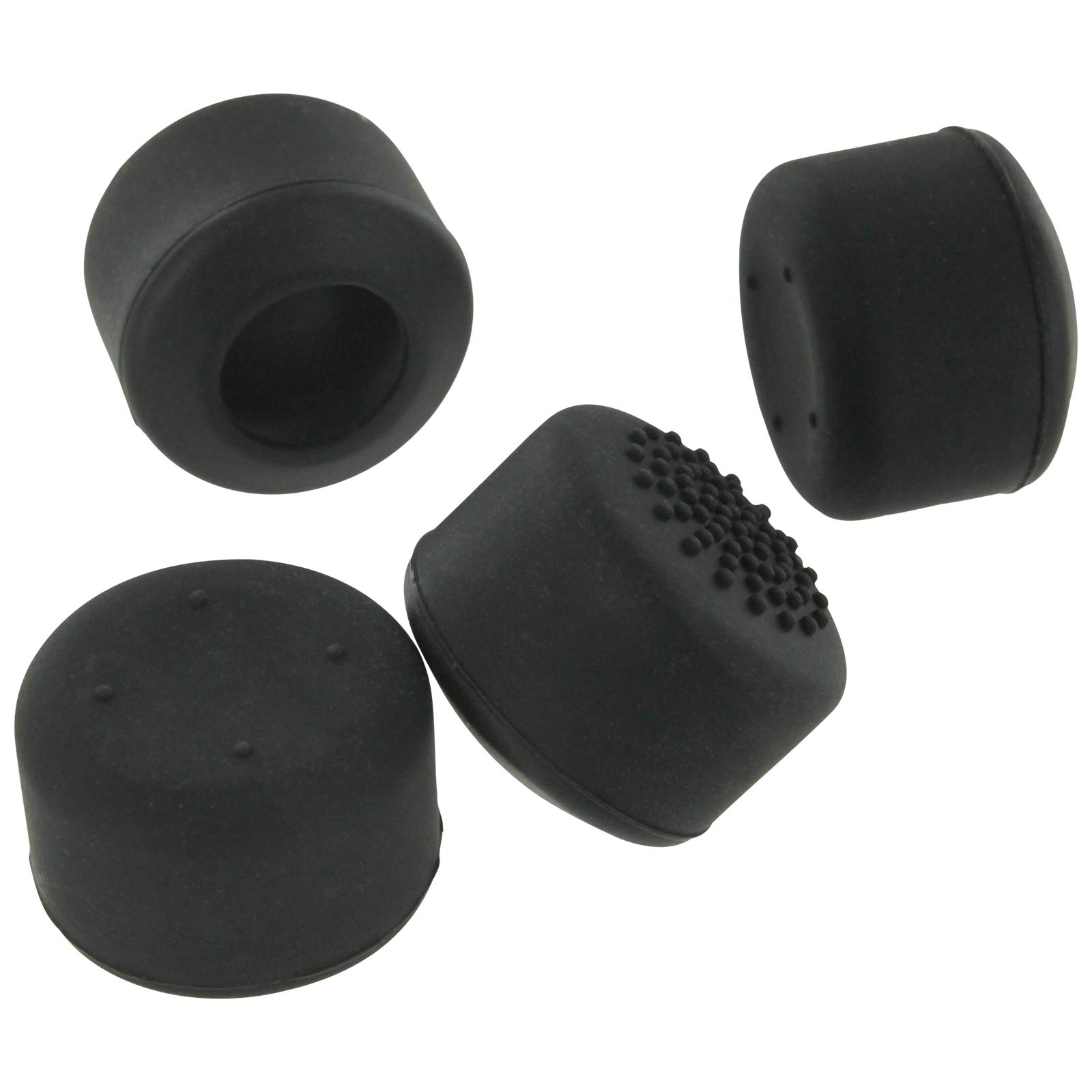 ZedLabz 4 x concave & Convex Black Silicone XL Tall Thumb Grips for Micro...