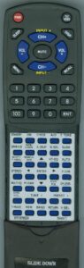 replacement remote control for marantz rc010sr, sr5005, 307010076002m, nr1601