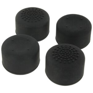 zedlabz 4 x concave & convex black silicone xl tall thumb grips for micro...