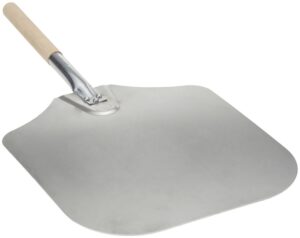 blackstone 1574 pizza peel, lightweight aluminum with wood handle for any outdoor or indoor pizza oven