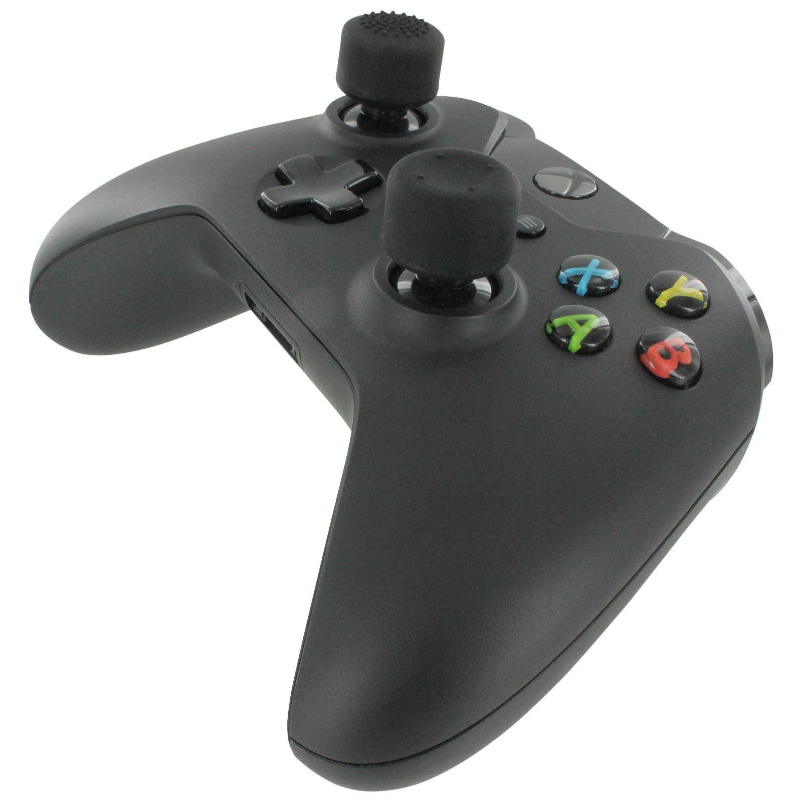 ZedLabz 4 x concave & Convex Black Silicone XL Tall Thumb Grips for Micro...