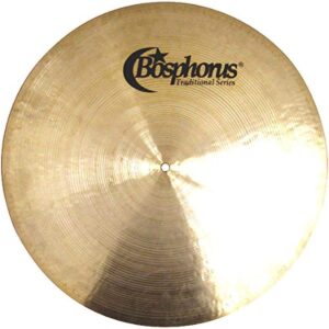 bosphorus cymbals t18fr 18-inch traditional series flat ride cymbal