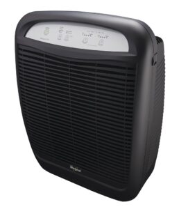 whirlpool ap51030kb whispure true hepa air purifier, slate black