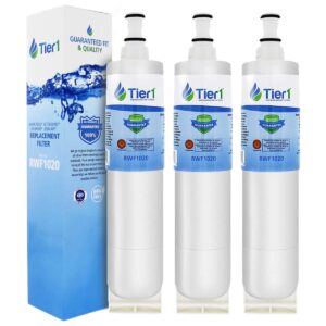 tier1 4396508 refrigerator water filter 3-pk | replacement for whirlpool 4396508, 4396510, 4392857, nlc240v, kenmore 46-9010, filter 5, edr5rxd1, fridge filter