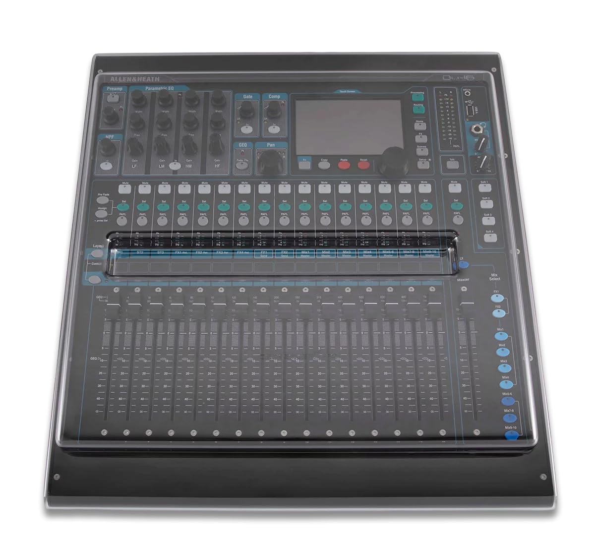 Decksaver DSP-PC-QU16 Pro Allen & Heath Qu-16 Console Cover