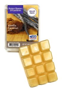 better homes and gardens vanilla caramel spice 5 ounce scented wax cubes