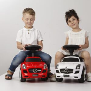 Best Ride On Cars Mercedes Benz push Car, White