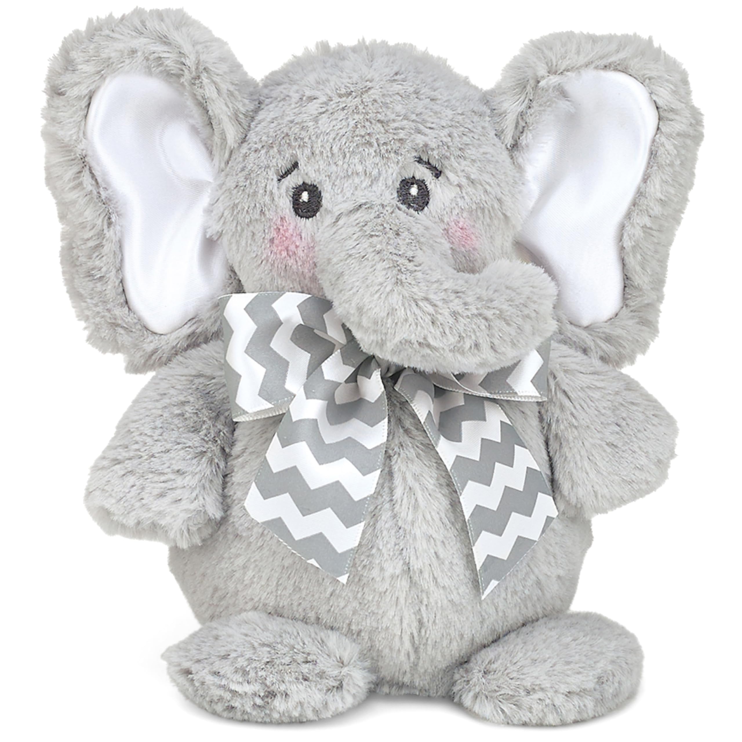 Bearington Baby Tiny The Elephant Plush, 6 Inch Elephant Stuffed Animal