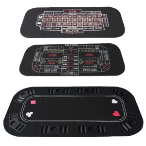 ids home poker table top, 1, black