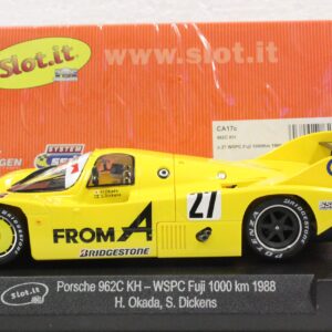 Slot.It Porsche 962 KH FROMA #27 WSPC Fuji 1000 km 1988 Performance Slot Car (1:32 Scale)