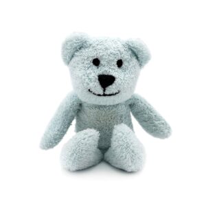 thermal-aid zoo animals - mini buckley the blue bear - heatable therapeutic stuffed animals for kids - hot & cold therapy - ice pack & heating pack - 3.15 x 2.6 x 9.3 in