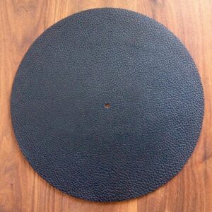 Premium Leather Deer Hide Turntable Mat