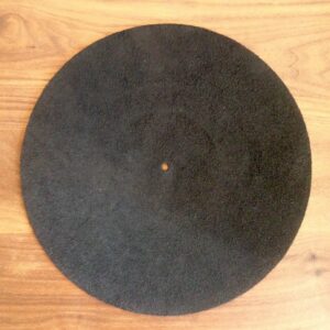 Premium Leather Deer Hide Turntable Mat