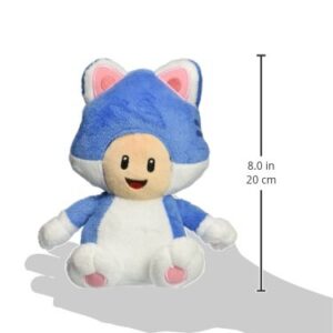 "Little Buddy USA Super Mario: 7"" Neko Cat Toad Plush", multi-colored