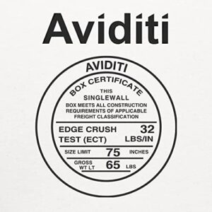 AVIDITI Shipping Boxes Small 12"L x 4"W x 3"H, 50-Pack | Corrugated Cardboard Box for Packing, Moving and Storage 12x4x3 1243