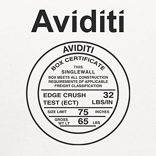 AVIDITI Shipping Boxes Small 12"L x 4"W x 3"H, 50-Pack | Corrugated Cardboard Box for Packing, Moving and Storage 12x4x3 1243