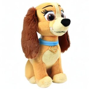 Disney Collectible 6-inch Beanbag Plush Stuffed Animal, Lady, Lady and the Tramp, Kids Toys for Ages 2 Up, Amazon Exclusive by Just Play