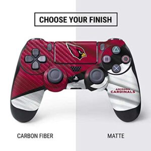 Skinit Decal Gaming Skin Compatible with PS4 Controller - Officially Licensed NFL Arizona Cardinals Design