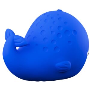 caaocho Pure Natural Rubber Bath Toy - Kala The Whale Baby Toy - Hole Free Bath Toys, BPA Free Bath Toys for Infants, Without Holes Sealed Natural Rubber Baby Toy