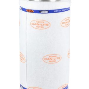 Can Filter Active CarFilter Mini 8- x 25-inch 800 CFM for maximum odor control in grow tents and other hydroponic systems