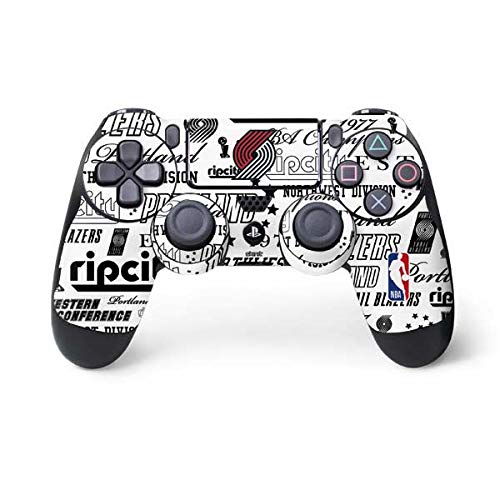 Skinit Decal Gaming Skin for PS4 Controller - Officially Licensed NBA Portland Trail Blazers Historic Blast Design