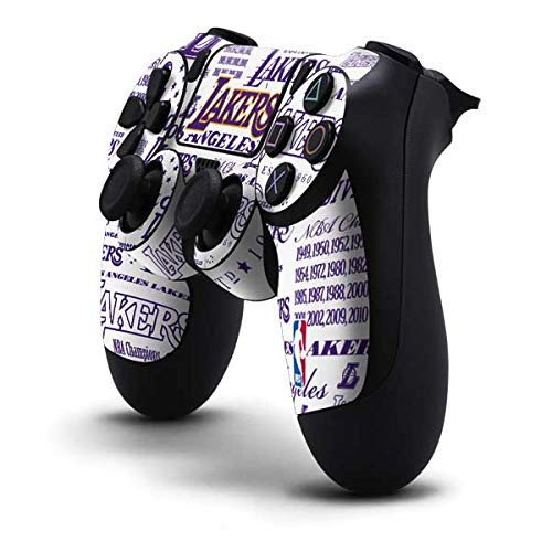 Skinit Decal Gaming Skin Compatible with PS4 Controller - Officially Licensed NBA LA Lakers Historic Blast Design