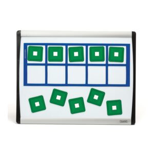 didax educational resources set unifix magnetic ten-frames, multicolor, 12.5 x 5 in (211037)