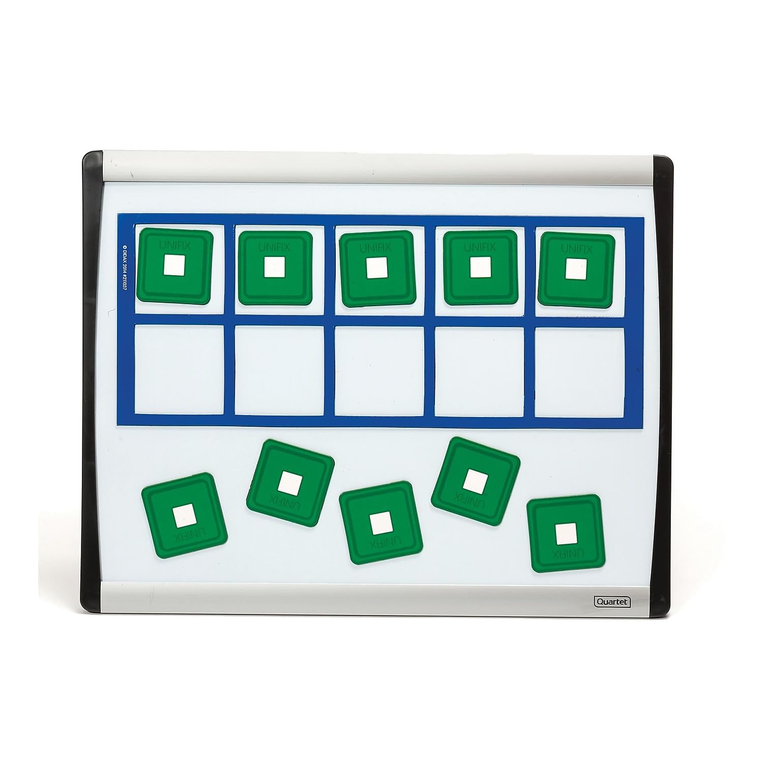 Didax Educational Resources Set UNIFIX Magnetic Ten-Frames, Multicolor, 12.5 x 5 in (211037)