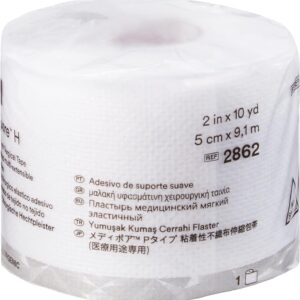 3M Healthcare Corp Medipore Hypoallergenic Soft Cloth Surgical Tape 2" X 10 Yds, White, Excellent Adhesion, Water Resistant, Each