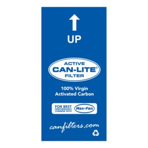 Can Filter Active CarFilter Mini 8- x 25-inch 800 CFM for maximum odor control in grow tents and other hydroponic systems