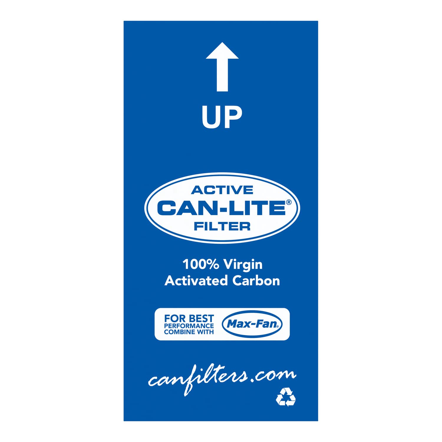 Can Filter Active CarFilter Mini 8- x 25-inch 800 CFM for maximum odor control in grow tents and other hydroponic systems