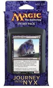 magic the gathering (mtg journey into nyx intro pack / theme deck - pantheon's power - black (includes 2 booster packs)