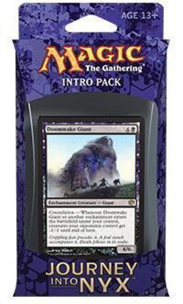 Magic The Gathering (MTG Journey Into Nyx Intro Pack / Theme Deck - Pantheon's Power - Black (Includes 2 Booster Packs)