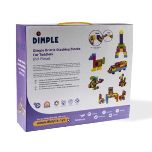 Dimple DC5190 360 Piece Set Interconnecting Stacking Building Toy Set for Boys & Girls, Makes 60 Blocks, Educational Fun, Great for Toddler Children