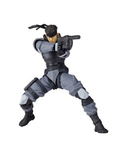 kaiyodo revoltech yamaguchi mini action figure #001: metal gear solid: solid snake