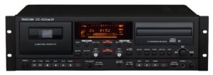 tascam cc-222mkiv combination cd/cassette recorder