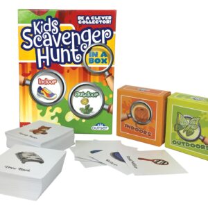 Kids Scavenger Hunt - Children's Game - Ages 6+ - Indoor and Outdoor Scavenger Hunt Game - Develops Gross Motor Skills - for 2 or More Players Individually or Team Play