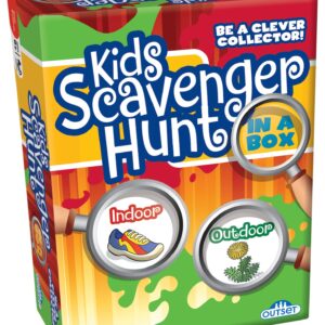 Kids Scavenger Hunt - Children's Game - Ages 6+ - Indoor and Outdoor Scavenger Hunt Game - Develops Gross Motor Skills - for 2 or More Players Individually or Team Play