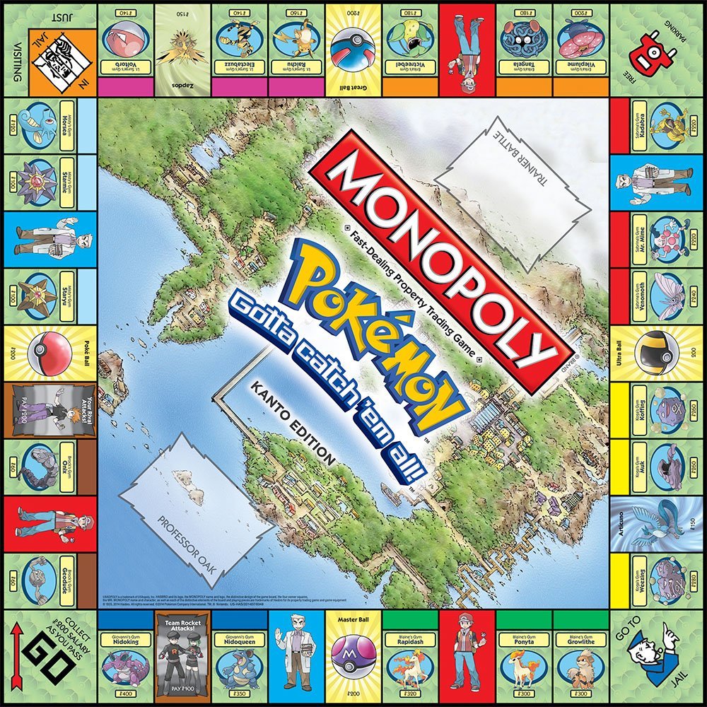 MONOPOLY: Pokemon Kanto Edition