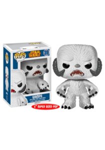 funko star wars over-sized wampa pop! and luke skywalker pop! action figure