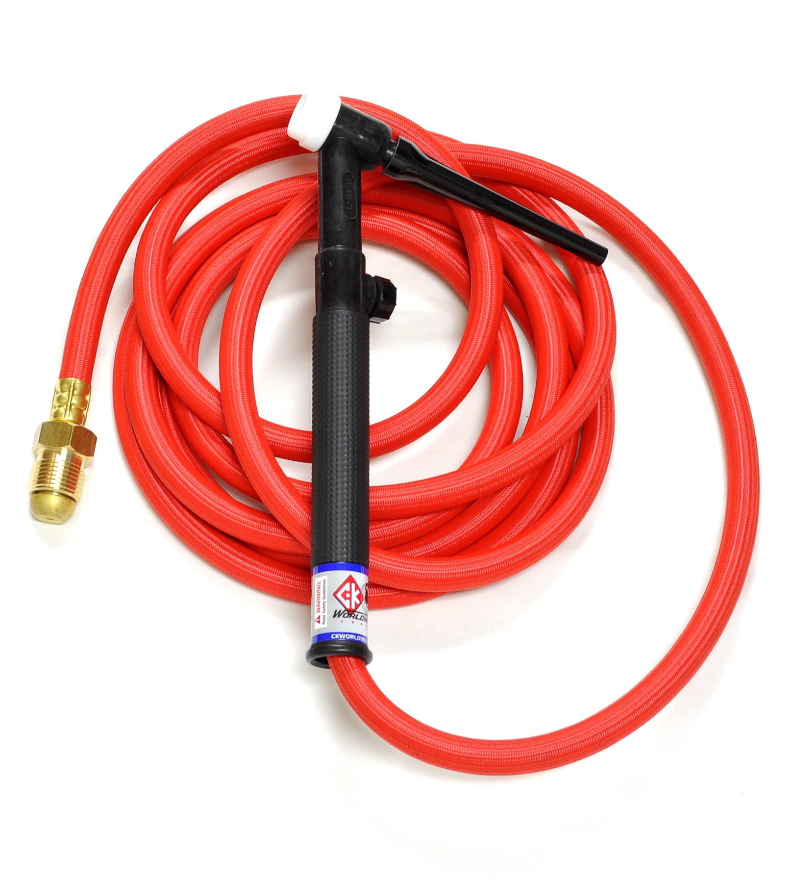 CK TL26 Air Cooled Trim-Line TIG Torch Kit, Flex, Valve, 200A, 12.5', 1-Pc, Super-Flex, TL26V-12-RSF FX