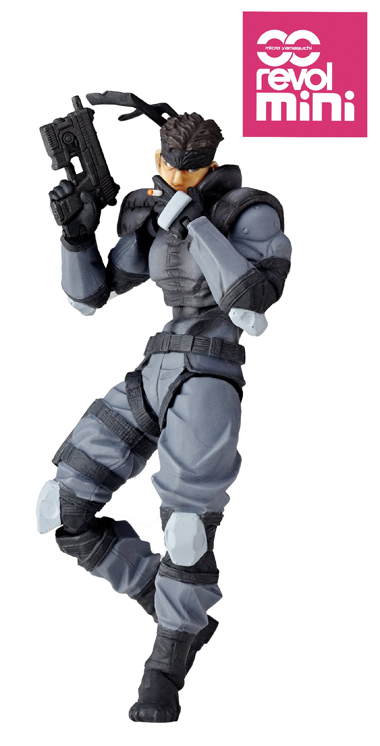 Kaiyodo Revoltech Yamaguchi Mini Action Figure #001: Metal Gear Solid: Solid Snake