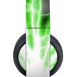 Lightning Green - Decal Style Vinyl Skin fits Original Sony PS4 Gold Wireless Headphones (HEADPHONES NOT INCLUDED)