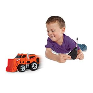 Kid Galaxy Squeezable Remote Control Bulldozer. Toddler RC Construction Toy for Kids Age 2 and up