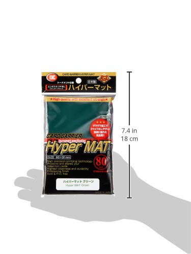 Hyper Matte Sleeves (80-Pack), Green